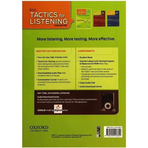 خرید و قیمت کتاب Basic Tactics For Listening Third Edition اثر Jack C ...