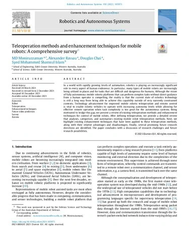 خرید و قیمت دانلود کتاب Teleoperation methods and enhancement ...