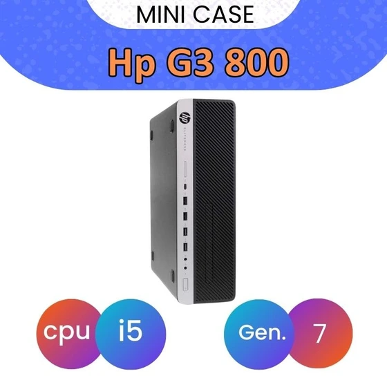 خرید و قیمت مینی کیس استوک اچ پی mini case Hp G3 800 i5-7|8|256 | ترب