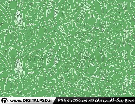 خرید و قیمت دانلود طرح پترن لایه باز میوه و سبزیجات | ترب