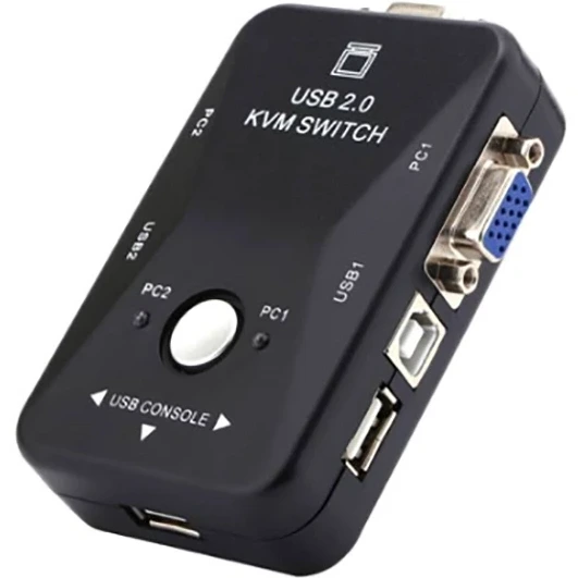 خرید و قیمت KVM کی وی ام 2 پورت USB 2.0 دستی مدل KVM21UA | ترب