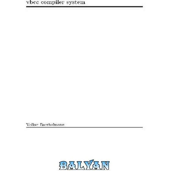 خرید و قیمت دانلود کتاب VBCC compiler system | ترب