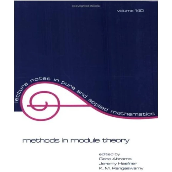 خرید و قیمت دانلود کتاب Methods in module theory | ترب