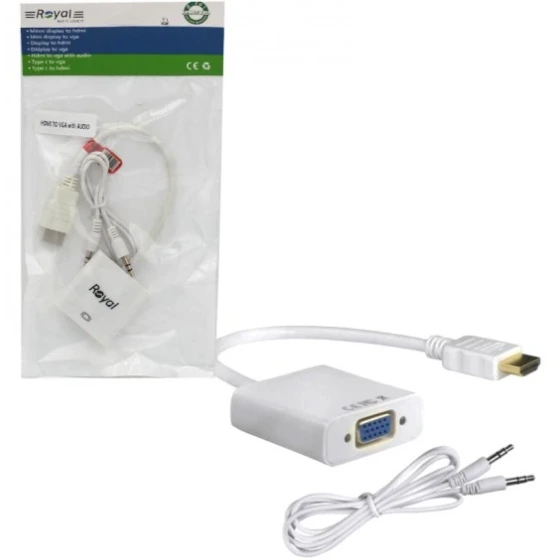 خرید و قیمت تبدیل ROYAL HDMI TO VGA Audio | ترب