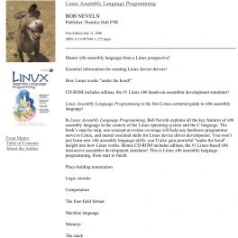 خرید و قیمت دانلود کتاب Linux Assembly Language Programming ( برنامه نویسی به زبان لینوکس اسمبلی ...
