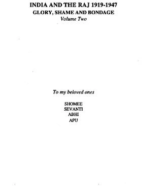 خرید و قیمت دانلود کتاب India and the Raj, 1919-1947 : glory, shame, and bondage (Volume 2) 1995 ...