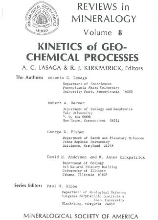 خرید و قیمت دانلود کتاب Kinetics of Geochemical Processes ویرایش 2 | ترب