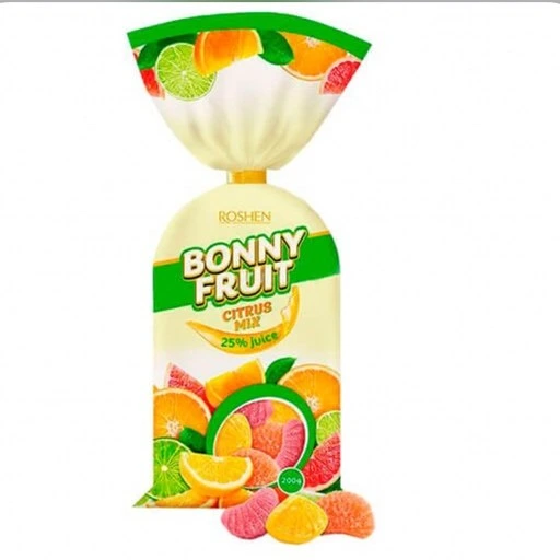 خرید و قیمت آبنبات ژله ای Bonny fruit طعم پرتقال | ترب