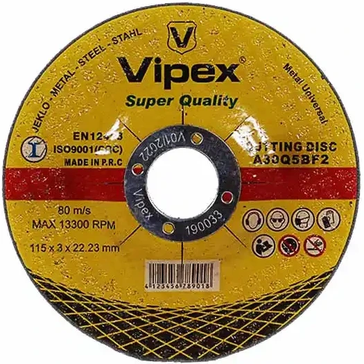 خرید و قیمت صفحه برش آهن مینی 3*115 ویپکس VIPEX | ترب