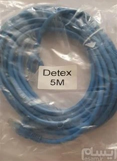 خرید و قیمت کابل شبکه 5 متری cat 5 e Detex | ترب