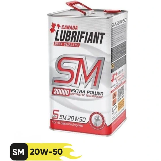 خرید و قیمت روغن موتور کانادا لوبریفنت 20W50 SM حجم 5 لیتر | ترب