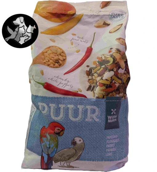 خرید و قیمت غذای طوطی بزرگ جثه کاسکو وایت ملن برند Puur parrot | ترب