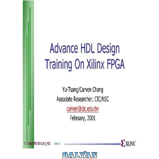 خرید و قیمت دانلود کتاب Advance Hdl Design Training On Xilinx Fpga ترب