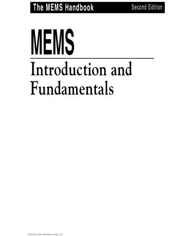 خرید و قیمت دانلود کتاب The MEMS Handbook Introduction & Fundamentals ویرایش 2 | ترب