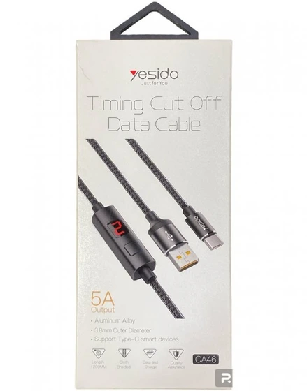 خرید و قیمت کابل شارژ تایپ سی yesido مدل CA46 | ترب