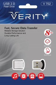 خرید و قیمت فلش مموری وریتی وی 702 با ظرفیت 8 گیگابایت ا V702 8GB USB 2.0 Flash Memory | ترب