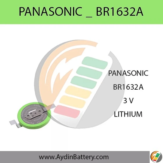 خرید و قیمت باتری سکه ای لیتیومی پاناسونیک PANASONIC-BR1632A | ترب