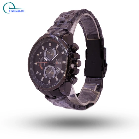 خرید و قیمت ساعت مچی مردانه CASSRAY | بند استیل مشکی | ترب