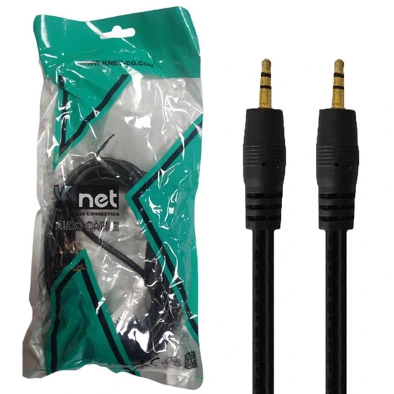 خرید و قیمت کابل صدا 1.5M AUX مشمایی KNET | ترب