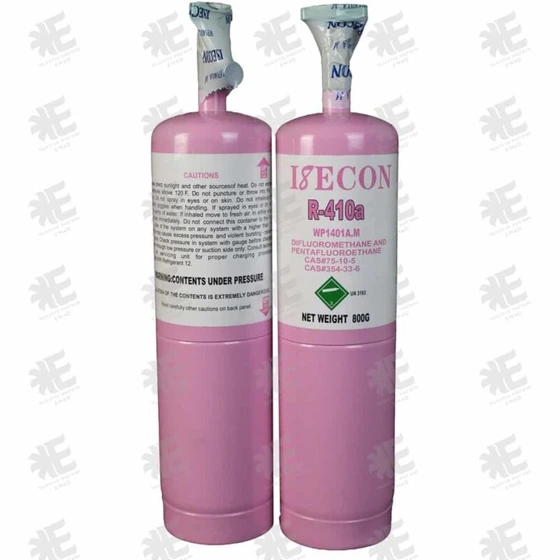 خرید و قیمت گاز R410a ایسکون شیردار 800 گرم خالص ا ISECON- R410a Gas | ترب