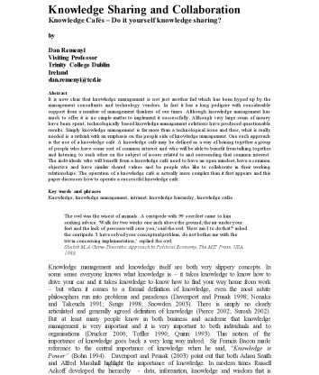 خرید و قیمت دانلود کتاب Knowledge sharing and collaboration: knowledge ...