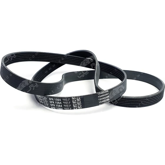 خرید و قیمت تسمه آلترناتور 6PK-1564/1565(موتور TU5-TU3) پژو 206 شرکتی اصل ایساکو | ترب