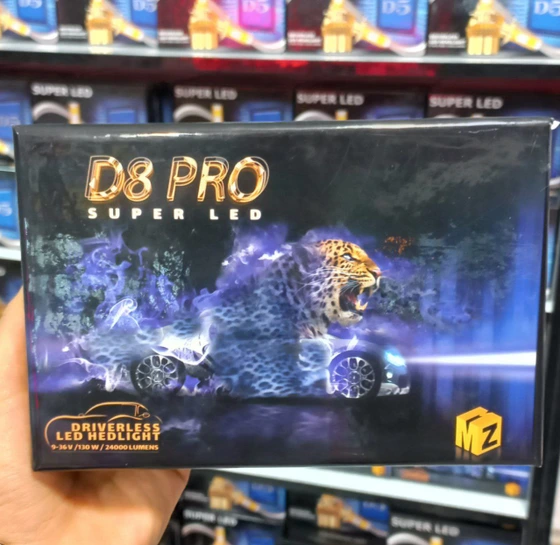 خرید و قیمت هدلایت D8pro پایه H1 جفت ( تک رنگ ) | ترب