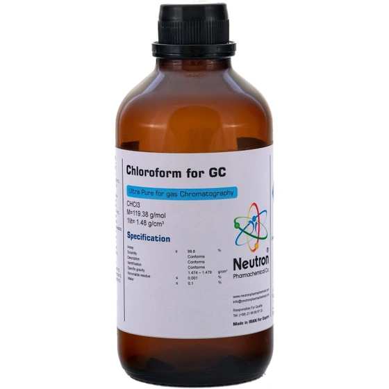خرید و قیمت کلروفرم 99.8 درصد 1 لیتری بطری شیشه ای گرید GC، شیمی دارویی ...