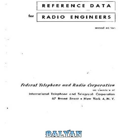 خرید و قیمت دانلود کتاب REFERENCE DATA FOR RADIO ENGINEERS | ترب