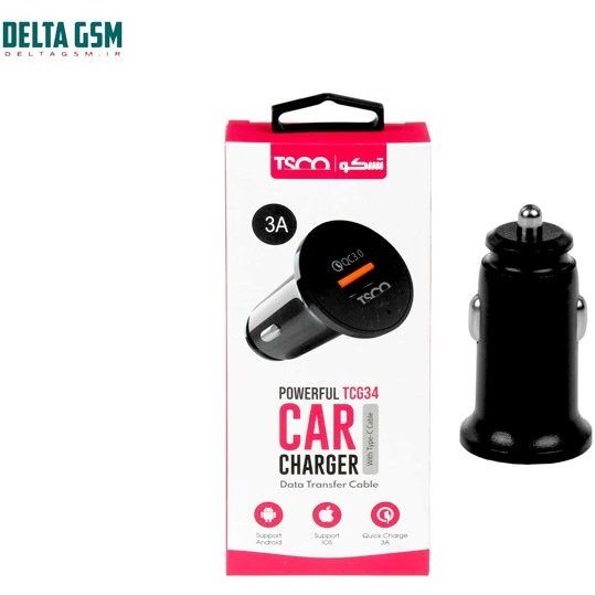 خرید و قیمت شارژر فندکی تسکو TSCO TCG34 | ترب