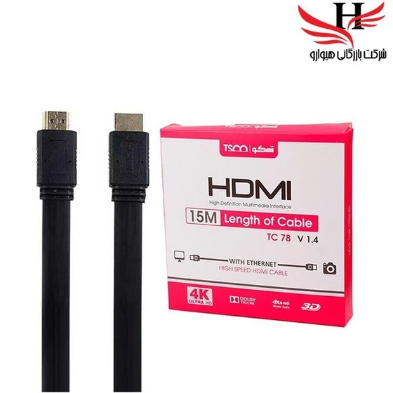 خرید و قیمت کابل تصویر HDMI 15M 4K TSCO TC-78 | ترب