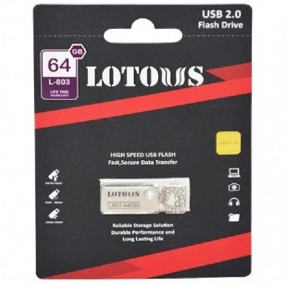 خرید و قیمت فلش لوتوس 64 گیگ L800 – حافظه‌ی قابل اعتماد و سریع ا محافظ صفحه نمایش لپ تاپ لوتوس | ترب