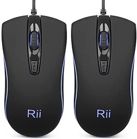 خرید و قیمت Rii RM105 Wired Mouse,Computer Mouse with Colorful RGB ...