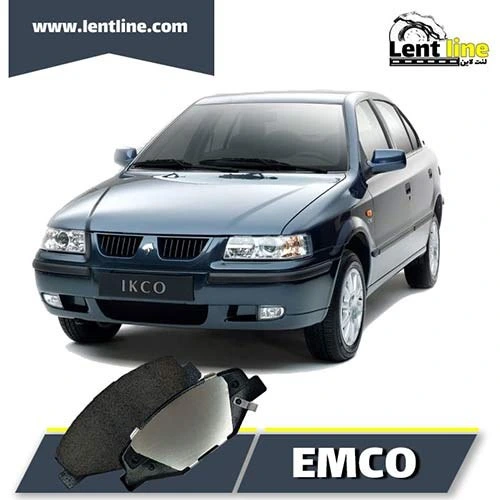 خرید و قیمت لنت جلو سمند ef7 برند EMCO | ترب