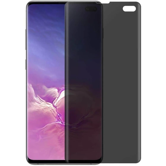 خرید و قیمت گلس یو وی پرایوسی مناسب برای گوشی Samsung Galaxy S10 Plus مدل شیشه ای خمیده با ...