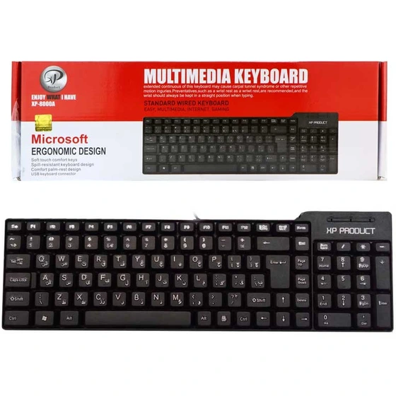 خرید و قیمت کیبورد ایکس پی مدل XP-8000E | ترب