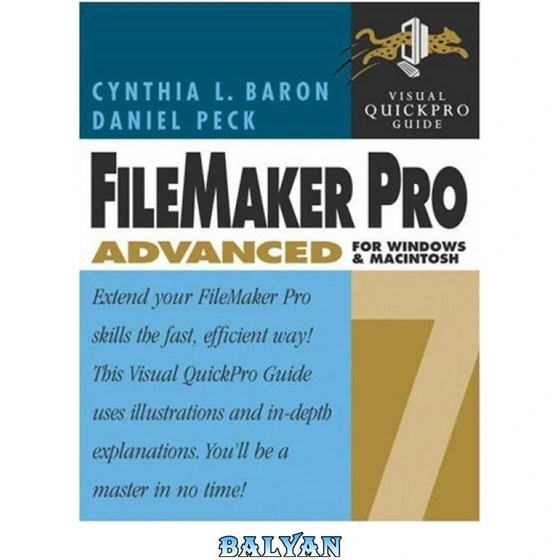 خرید و قیمت دانلود کتاب FileMaker Pro 7 Advanced for Windows and Macintosh | ترب
