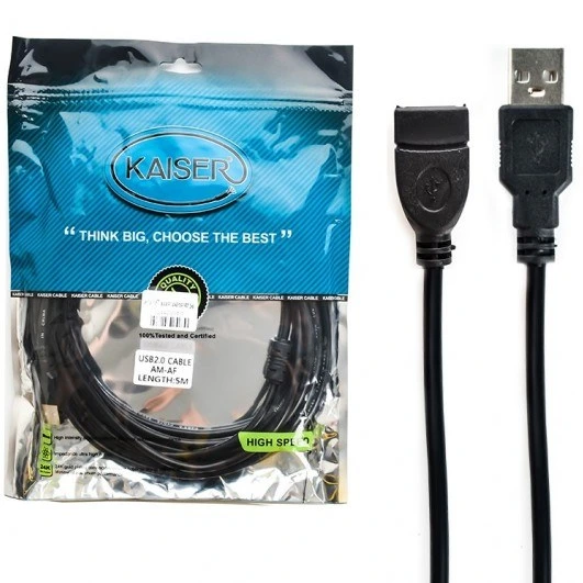 خرید و قیمت کابل افزایش طول 5 متر USB KAISER | ترب