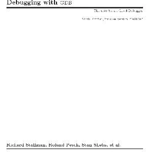 خرید و قیمت دانلود کتاب Debugging with GDB: the GNU source-level debugger 5th | ترب