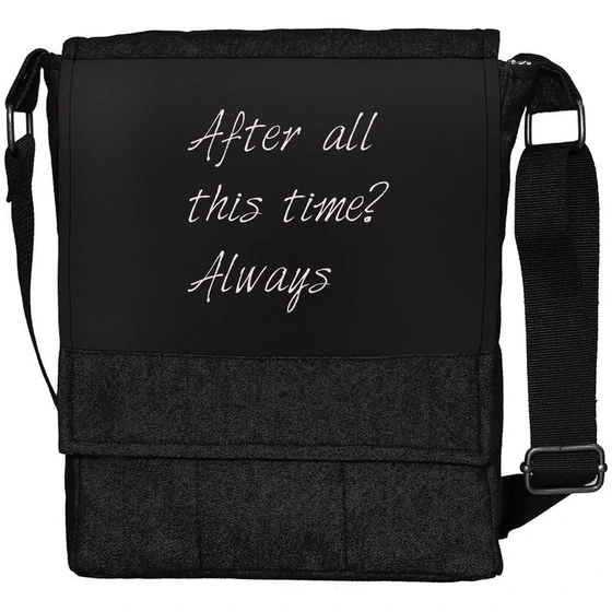 خرید و قیمت کیف دوشی چی چاپ طرح اسنیپ فیلم هری پاتر Always said Snape ...