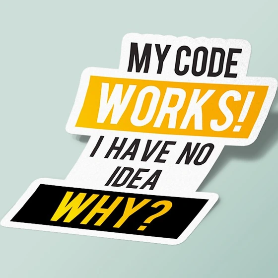 خرید و قیمت استیکر my code works | ترب