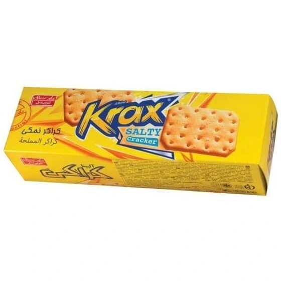خرید و قیمت کراکر نمکی کراکس دو قلو شیرین عسل - 140 گرم بسته 6 عددی | ترب
