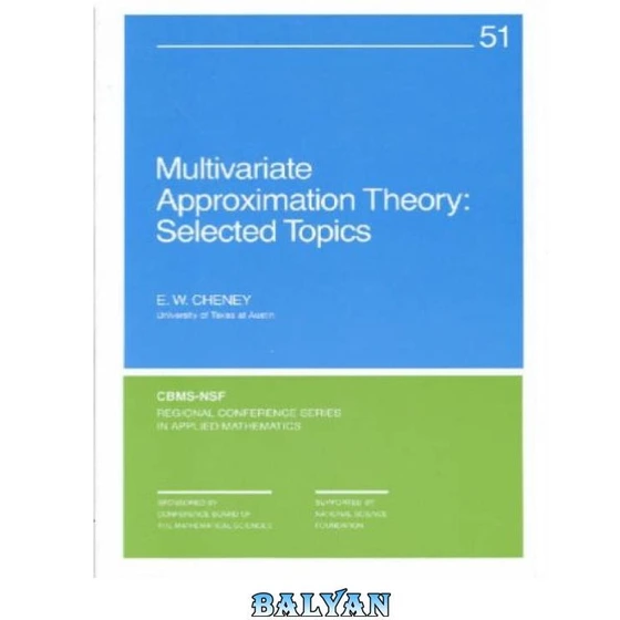 خرید و قیمت دانلود کتاب Multivariate approximation theory: selected topics | ترب