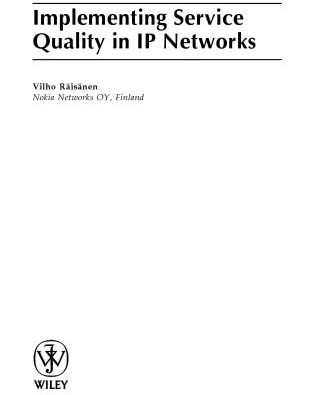 خرید و قیمت دانلود کتاب Implementing Service Quality in IP Networks 2003 ا کتاب انگلیسی پیاده ...