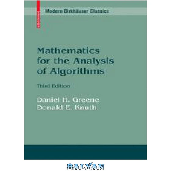 خرید و قیمت دانلود کتاب Mathematics For The Analysis Of Algorithms ترب