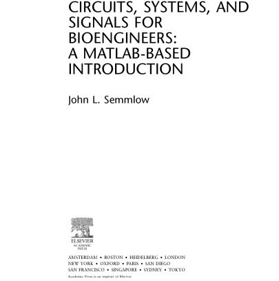 خرید و قیمت دانلود کتاب Circuits, Signals, and Systems for Bioengineers: A MATLAB-Based ...
