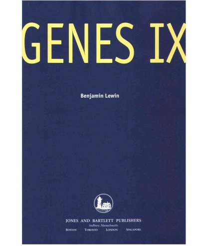 خرید و قیمت دانلود کتاب Genes IX ویرایش 9 | ترب