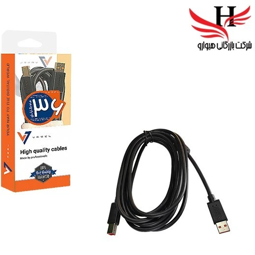 خرید و قیمت کابل پرینتر واصل VASEL 5M | ترب