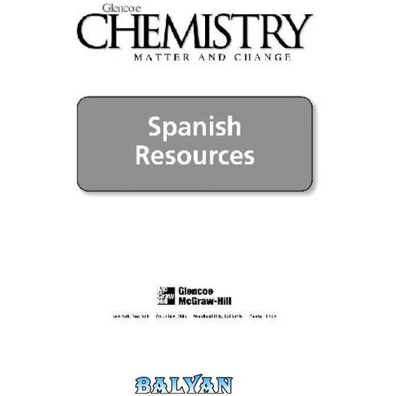 خرید و قیمت دانلود کتاب Chemistry: Matter and Change, Spanish Resources ...