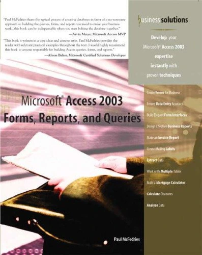 خرید و قیمت دانلود کتاب Microsoft Access 2003 Forms Reports And Queries Business Solutions